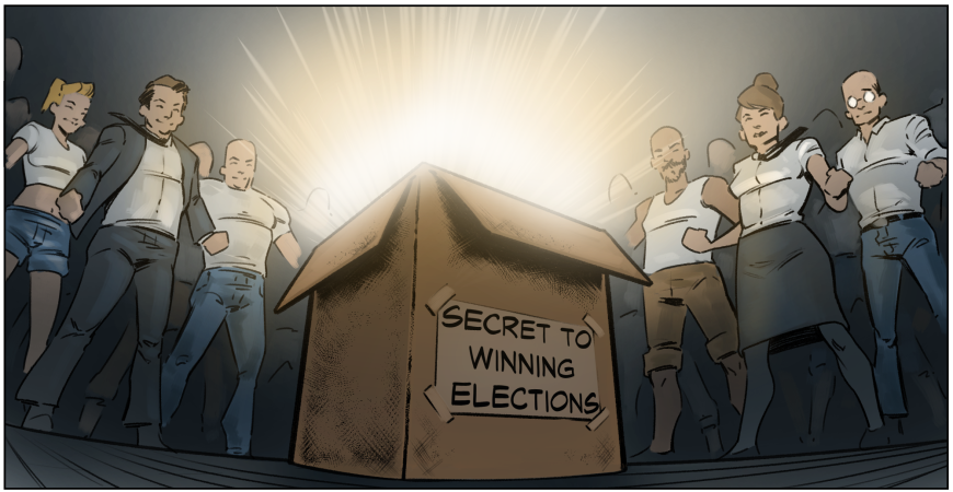 The secret to winning elections