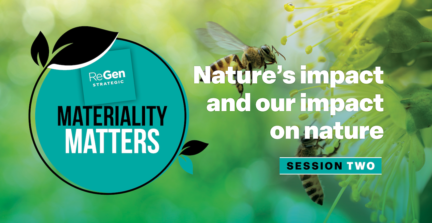 Nature’s impact and our impact on nature